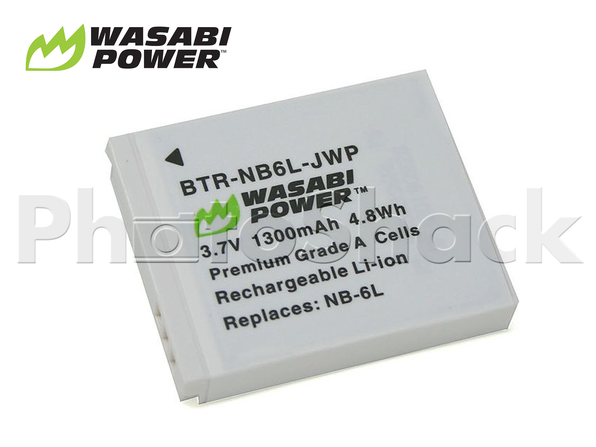 NB-6L Battery for Canon - Wasabi Power NB6L-WSB | Photoshack | New Zealand