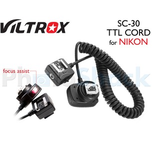 i-TTL Sync Cord for Nikon SC-30 w/ Focus Assist SC-30 | Photoshack ...